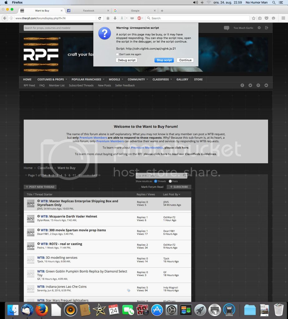 Question Unresponsive Script Rpf Costume And Prop Maker Community 