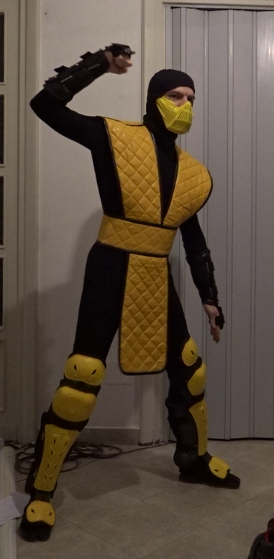 Mortal Kombat Cosplay Costume Scorpion Costume With Vest 50 Off